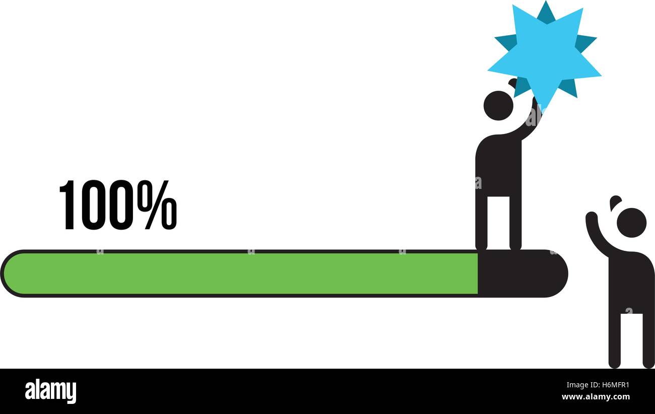 100% Success Illustration Stock Vector Image & Art - Alamy