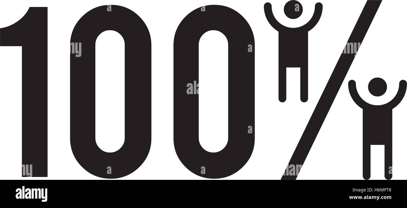 100% Success Illustration Stock Vector Image & Art - Alamy
