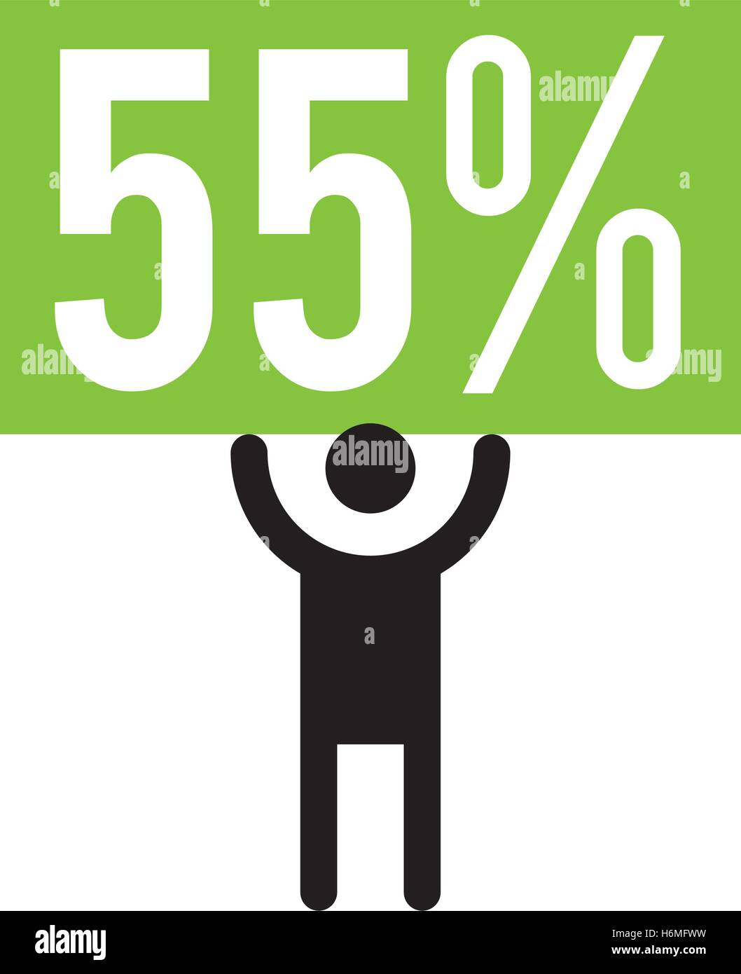 55 percent Stock Vector Images - Alamy