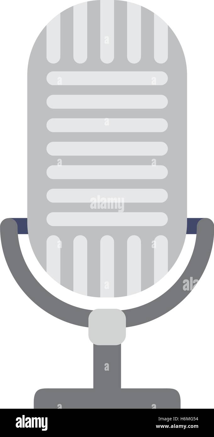 microphone audio device isolated icon vector illustration design Stock ...