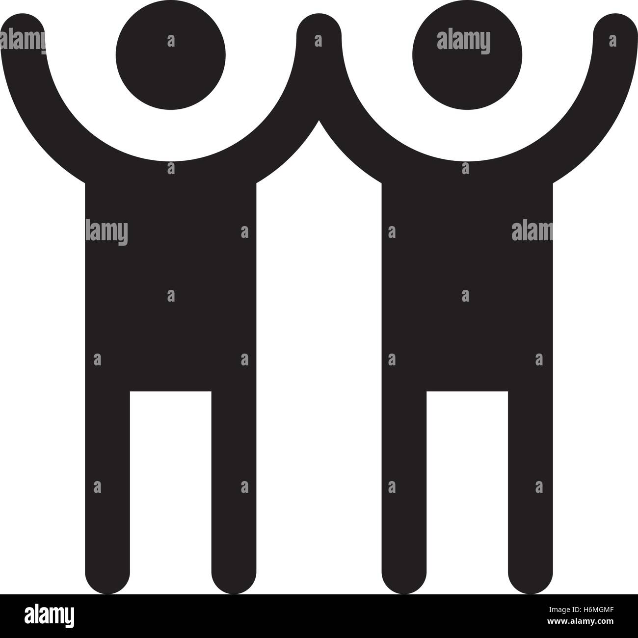 People Holding Hands Illustration Stock Vector Image & Art - Alamy