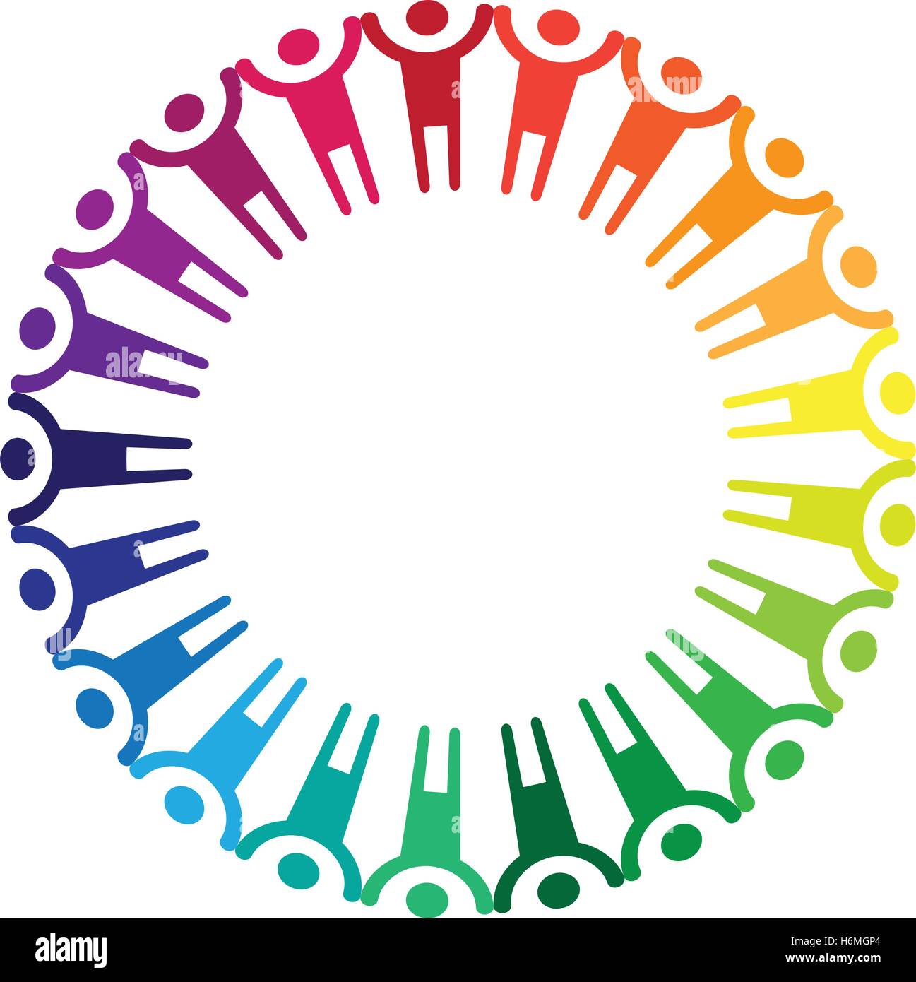 People Holding Hands Illustration Stock Vector Image & Art - Alamy