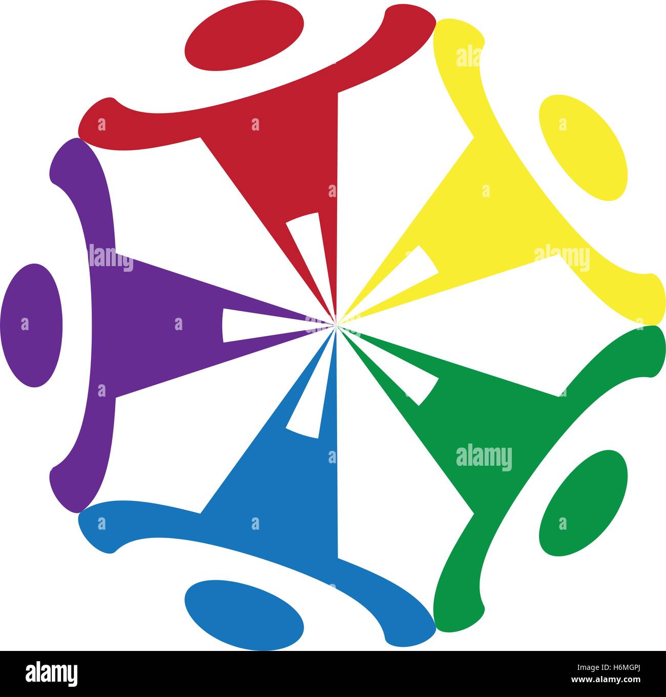 The Chain Of Friendship Cartoon High Resolution Stock Photography and ...