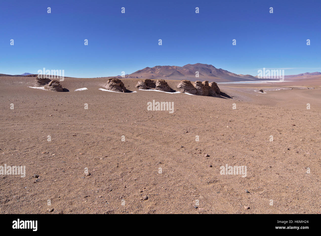 Erosion sculpted rocks in the desert of Atacama, Chile Stock Photo - Alamy