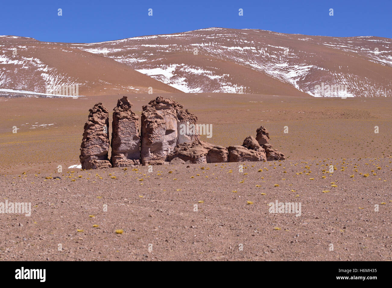 Erosion sculpted rocks in the desert of Atacama, Chile Stock Photo - Alamy