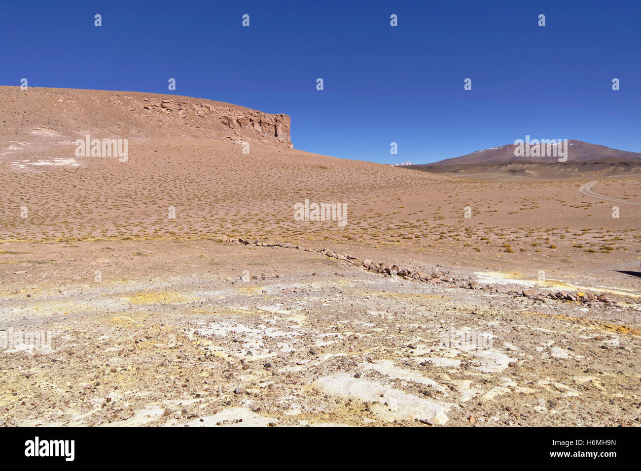 Erosion formed rocks in a desert landscape Stock Photo - Alamy