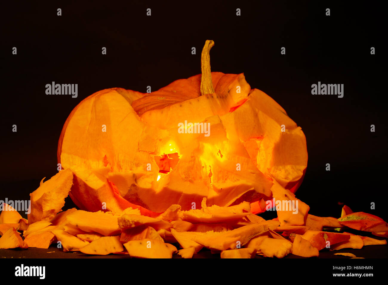 pumpkin jack o lantern Stock Photo - Alamy