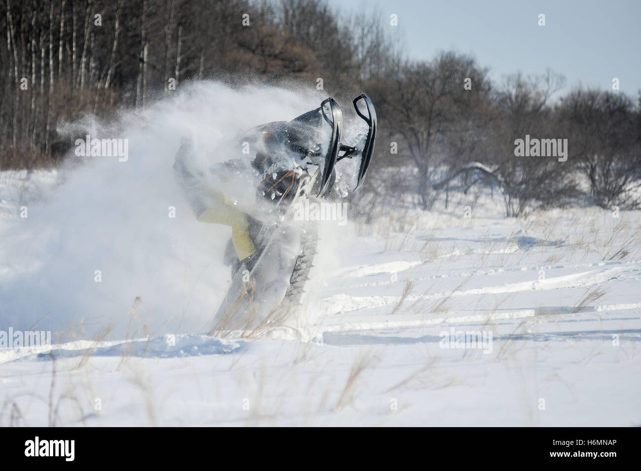 Person mountain bike skiing hi-res stock photography and images - Alamy