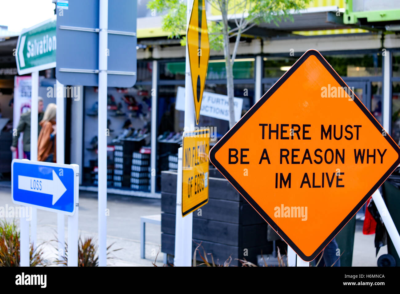 Christchurch, New Zealand. 29 Oct 2016. This art installation is made ...