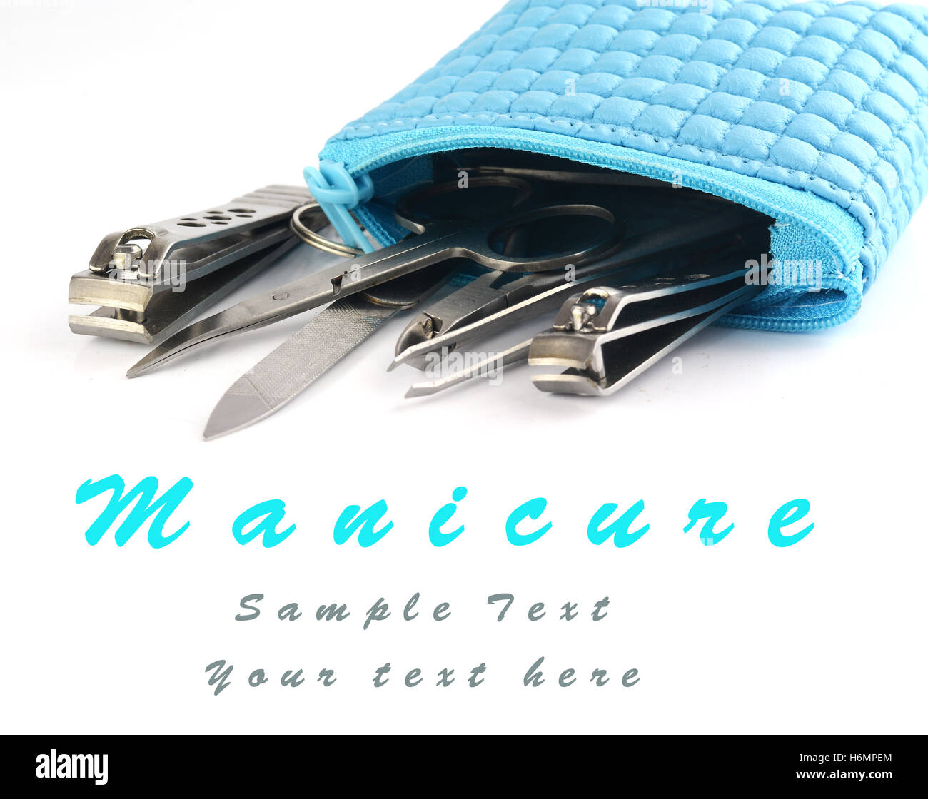 Tools of a manicure set Stock Photo - Alamy