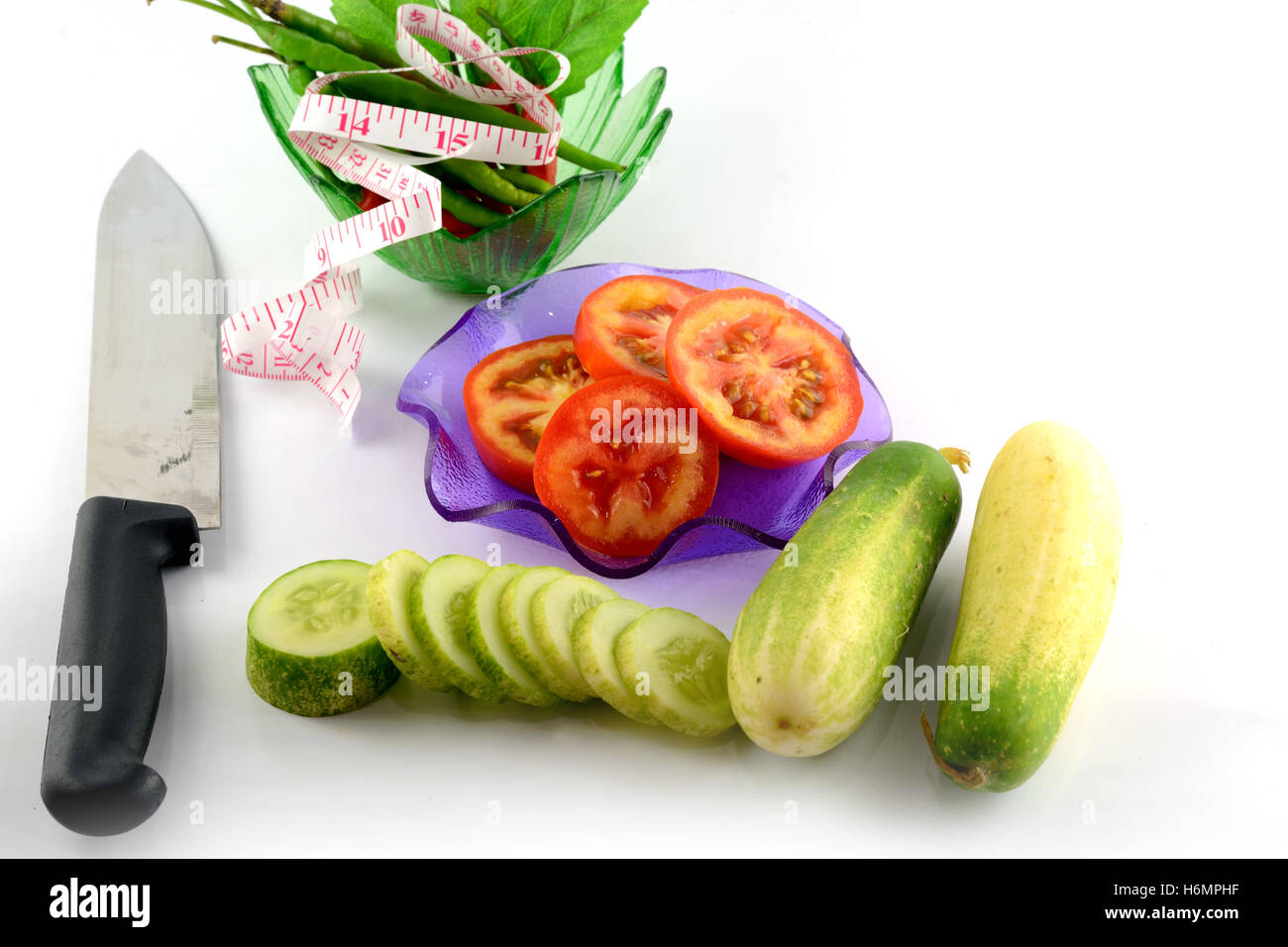 Fresh cucumber slice Stock Photo - Alamy