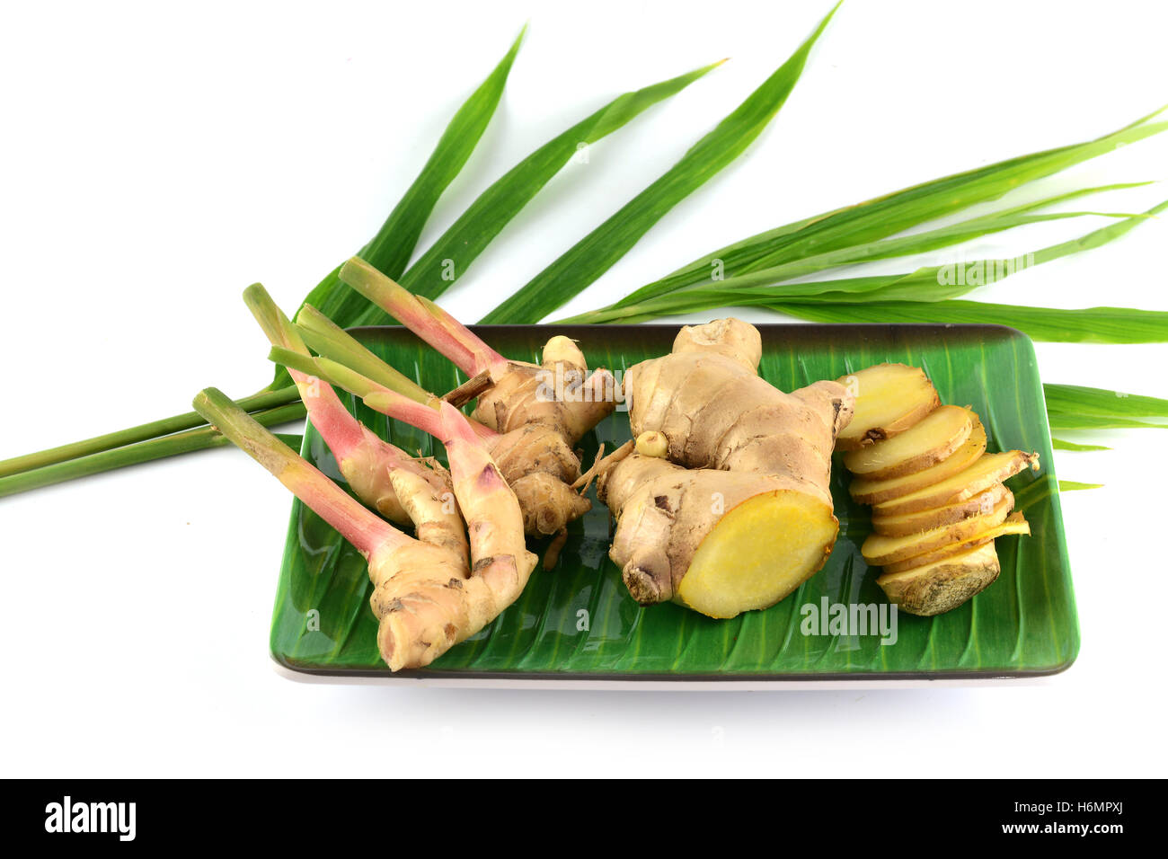 fresh ginger isolated Stock Photo - Alamy