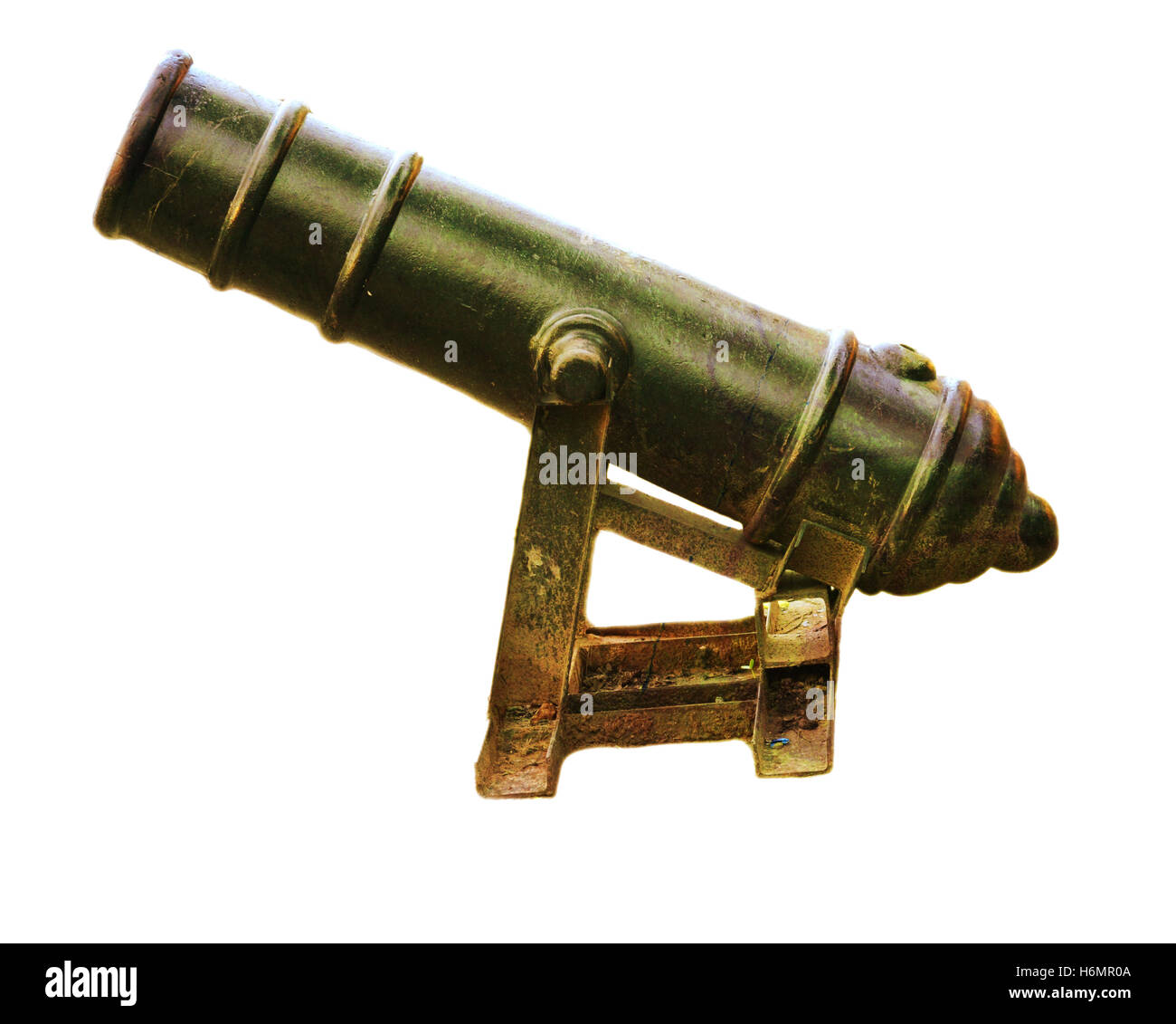 Old fashioned cannon Cut Out Stock Images & Pictures - Alamy