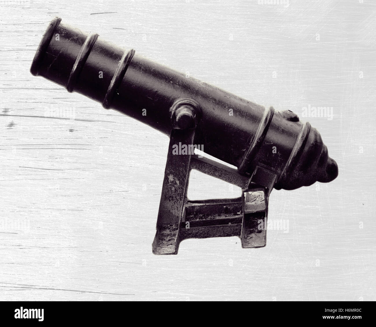 old cannon isolated Stock Photo - Alamy