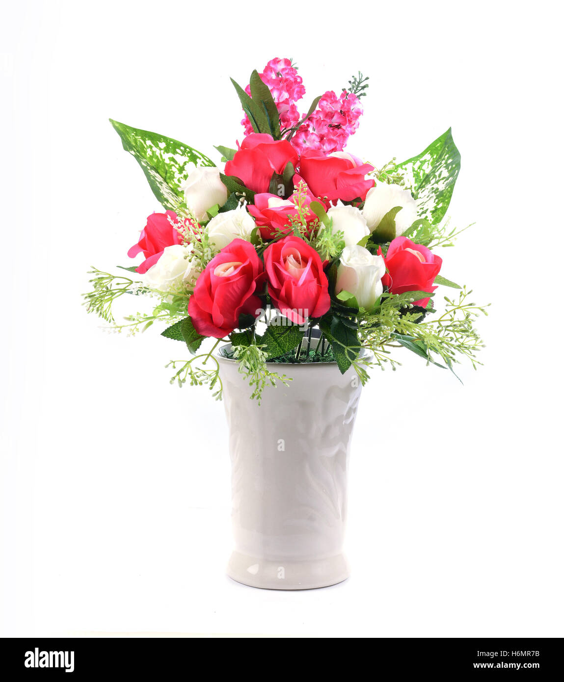 flowers in vase isolated Stock Photo - Alamy