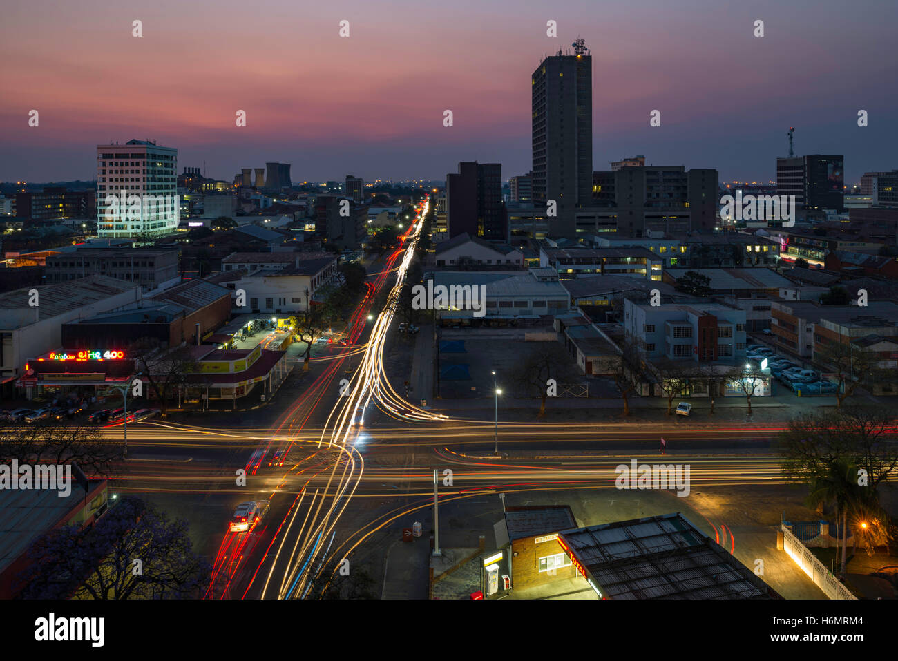 Bulawayo zimbabwe cbd skyline center hi-res stock photography and ...