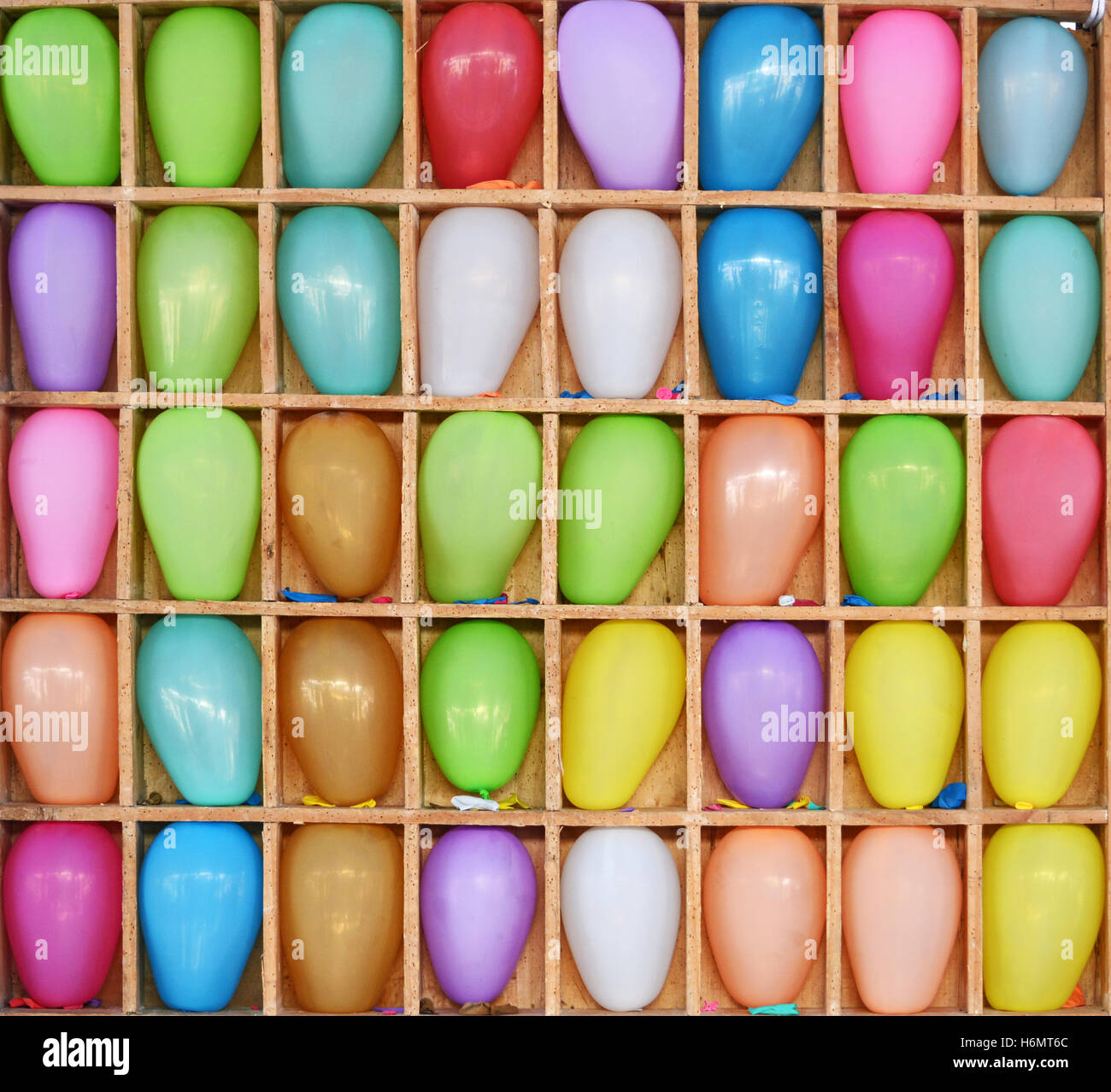 Colorful balloons Games Stock Photo - Alamy
