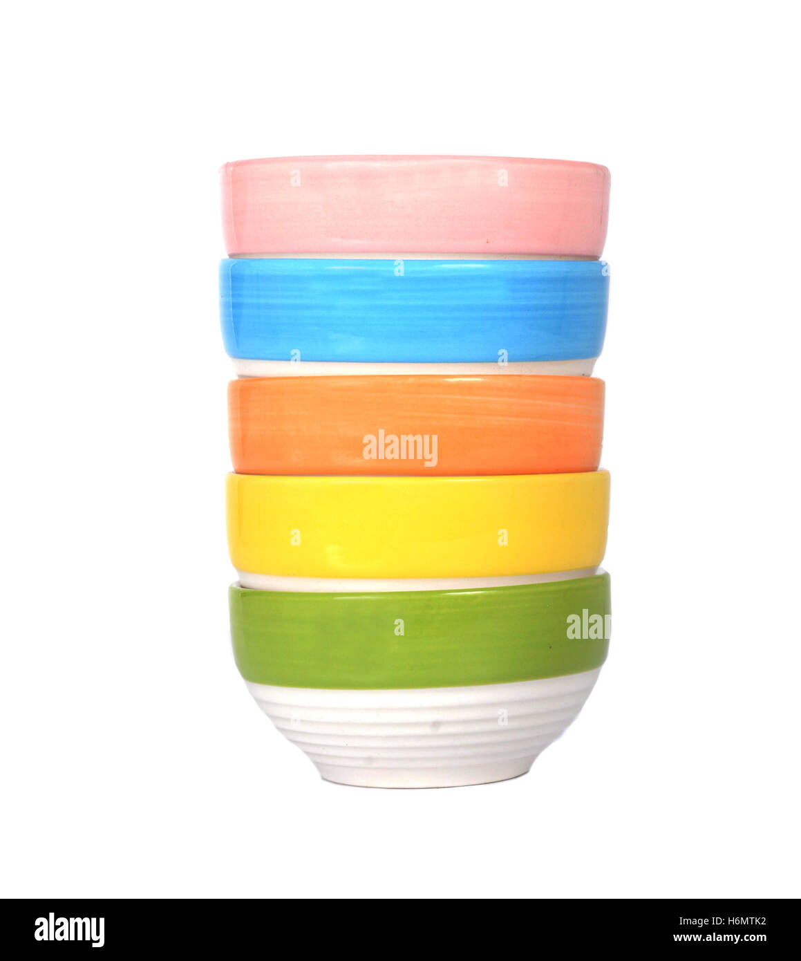 Colorful bowl isolated Stock Photo - Alamy
