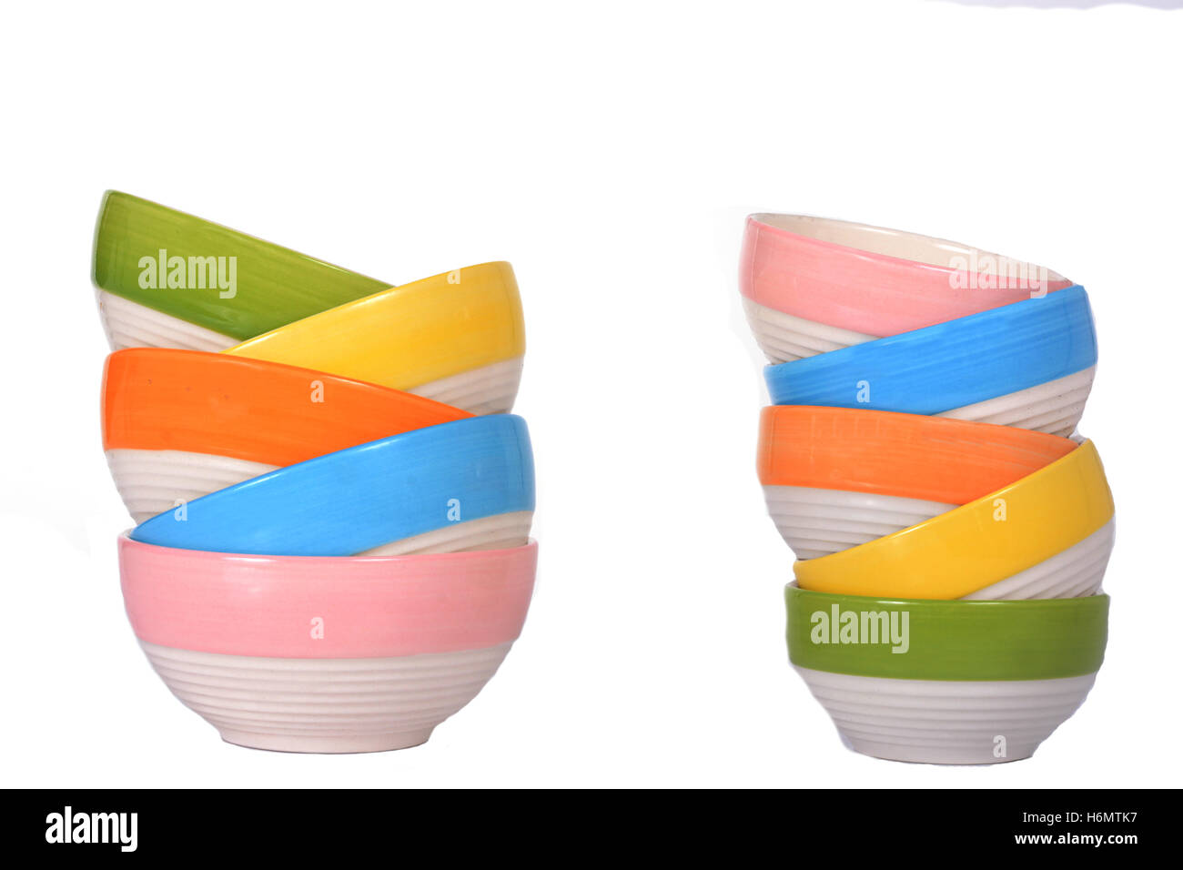 Colorful bowl isolated Stock Photo - Alamy