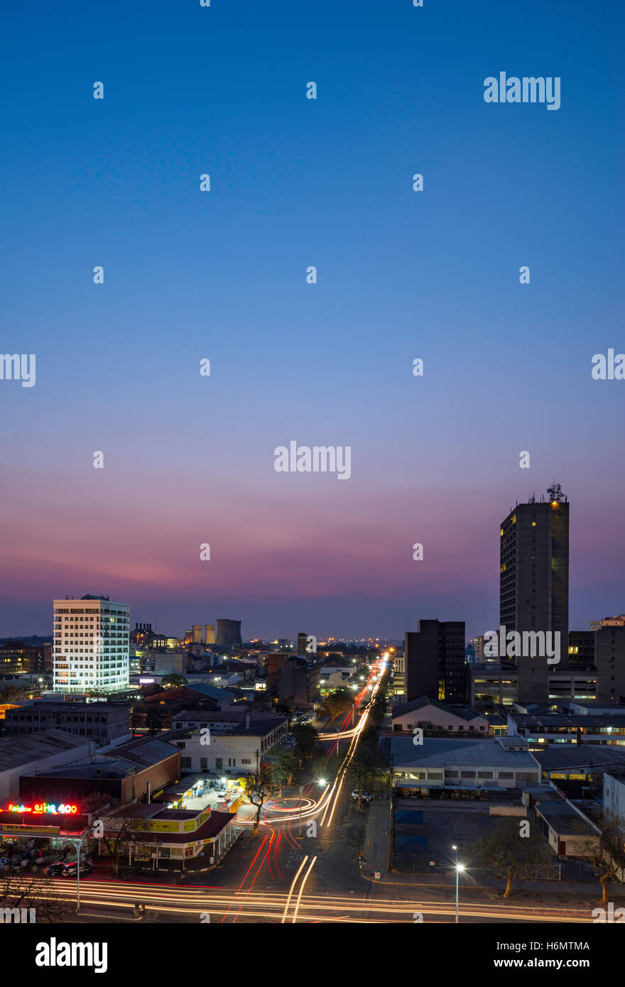 Bulawayo zimbabwe cbd skyline center hi-res stock photography and ...