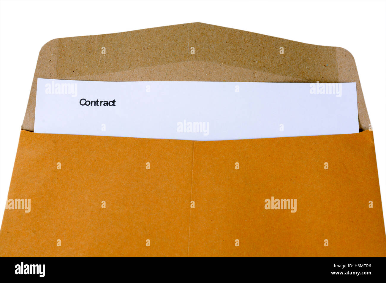 contract, contract in folder Stock Photo - Alamy