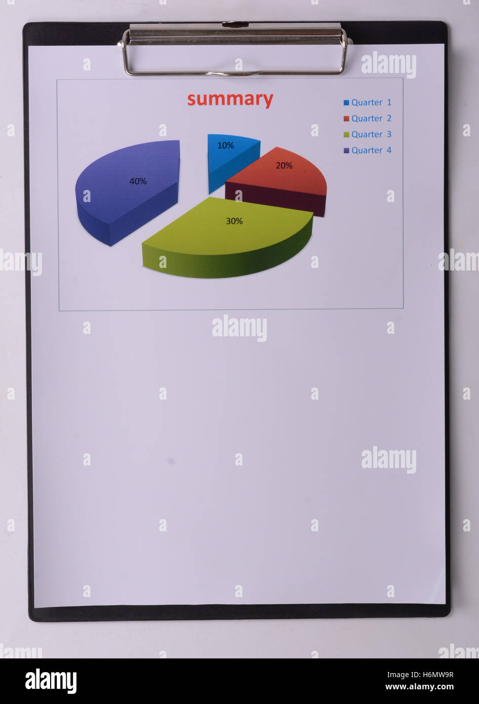 Graphs and Charts Report Stock Photo - Alamy