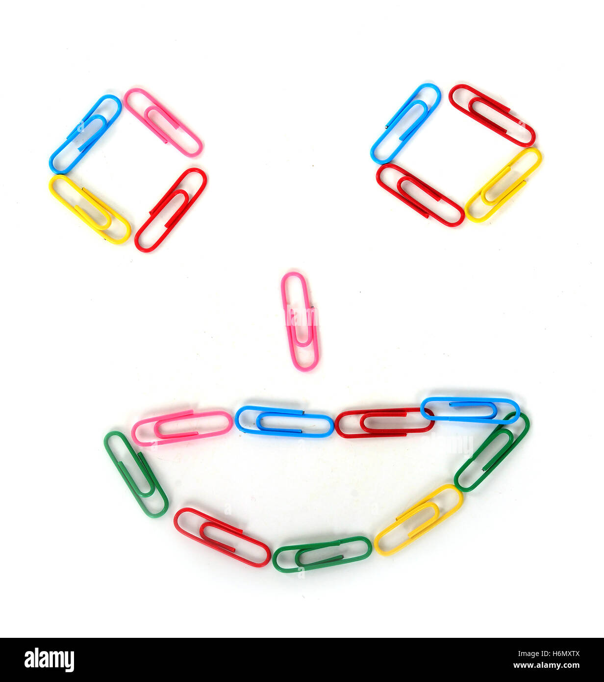 colorful paper clips Stock Photo - Alamy