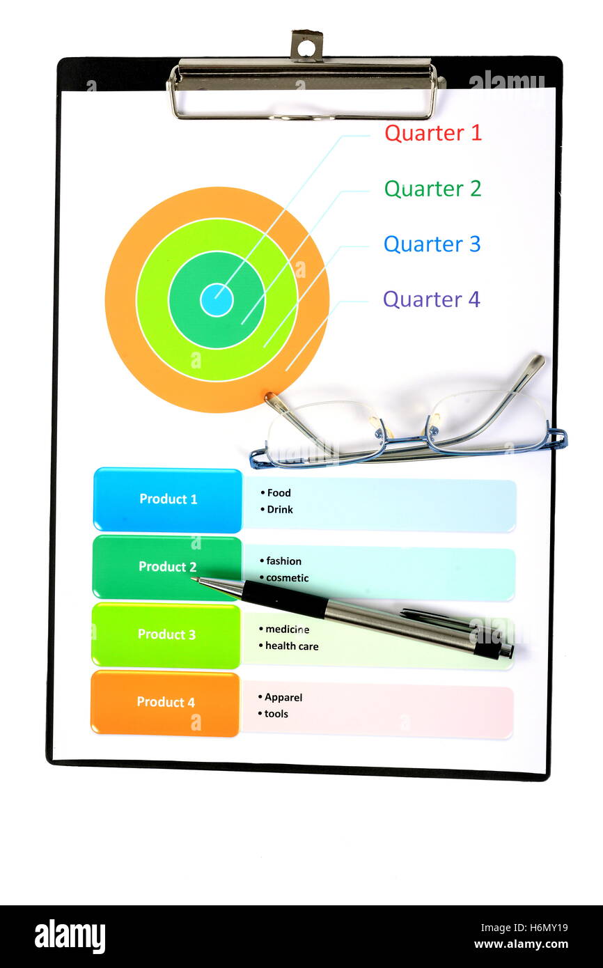 Graphs and Charts Report Stock Photo - Alamy