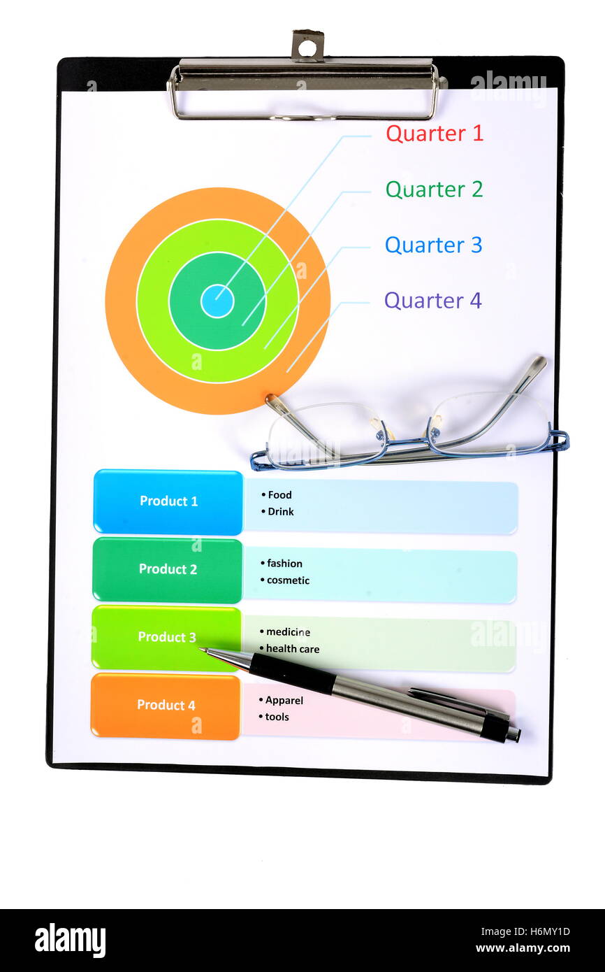 Graphs and Charts Report Stock Photo - Alamy