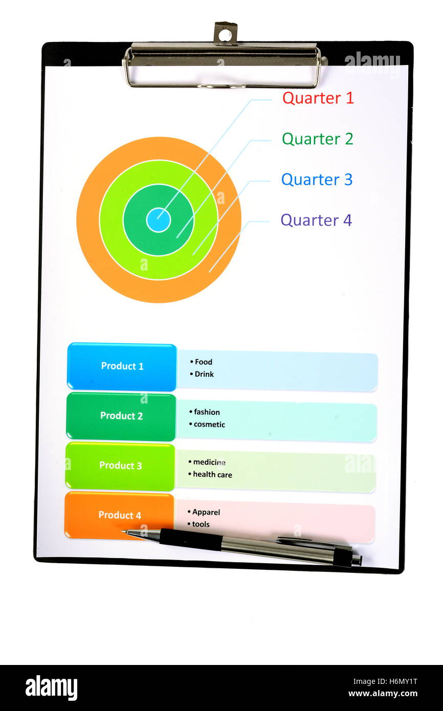 Business control charts Cut Out Stock Images & Pictures - Alamy