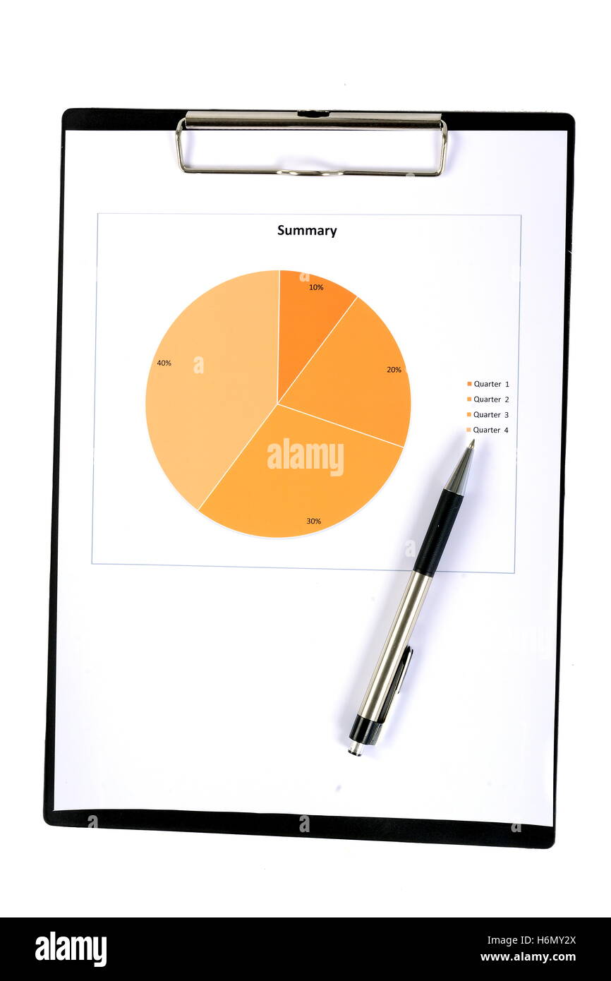 Business control charts Cut Out Stock Images & Pictures - Alamy