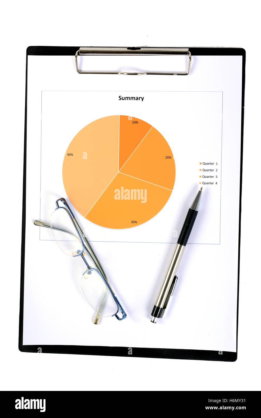 Graphs and Charts Report Stock Photo - Alamy