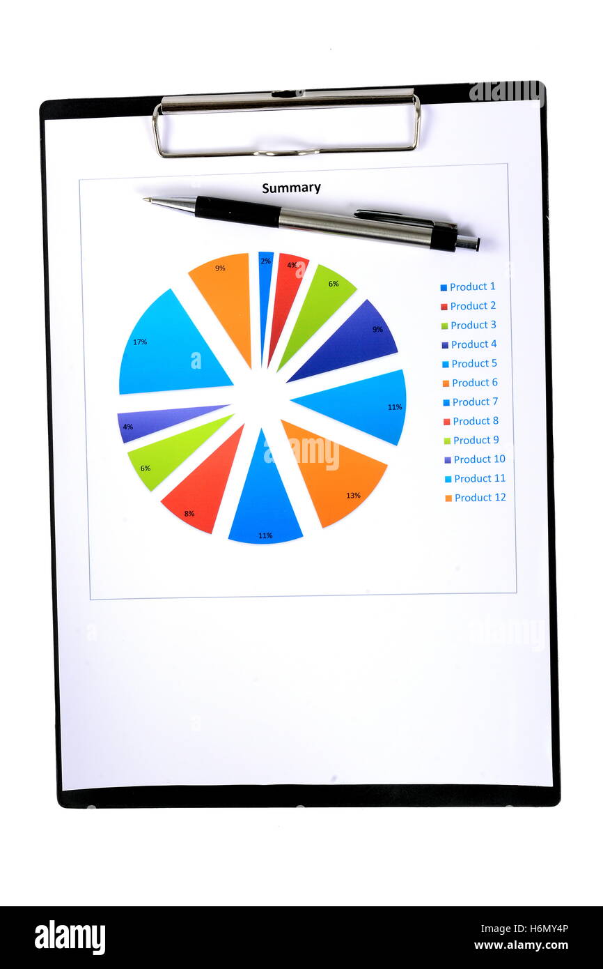 Graphs and Charts Report Stock Photo - Alamy