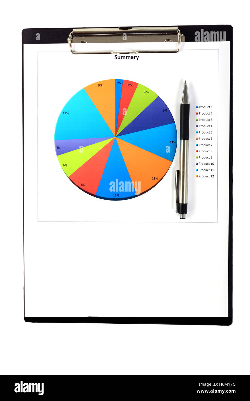 Graphs and Charts Report Stock Photo - Alamy