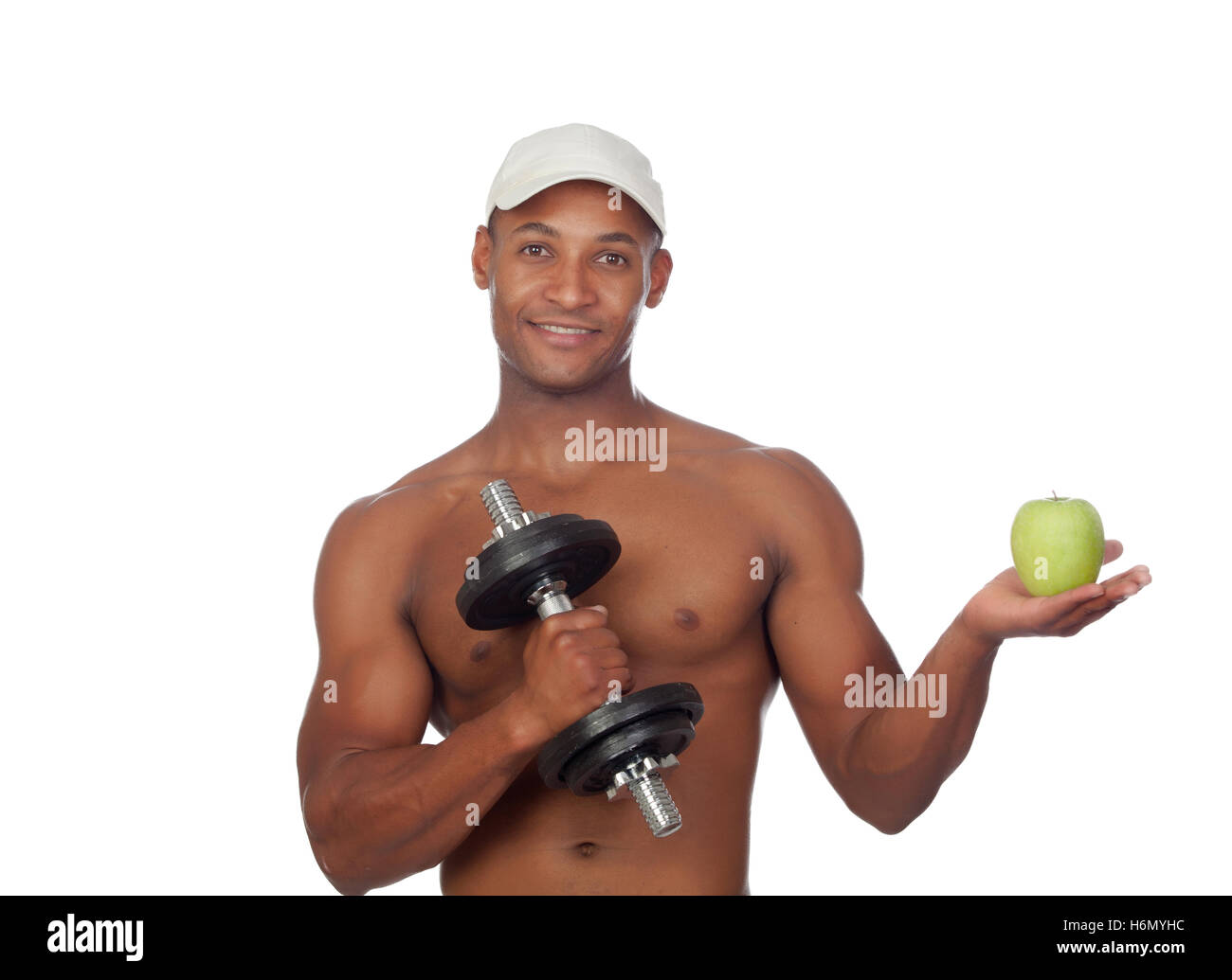 Nutrition and training. Balance necessary for good physical Stock Photo ...