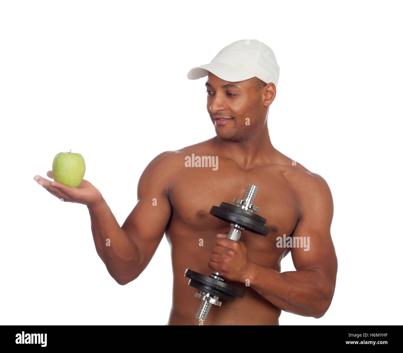 Nutrition and training. Balance necessary for good physical Stock Photo ...