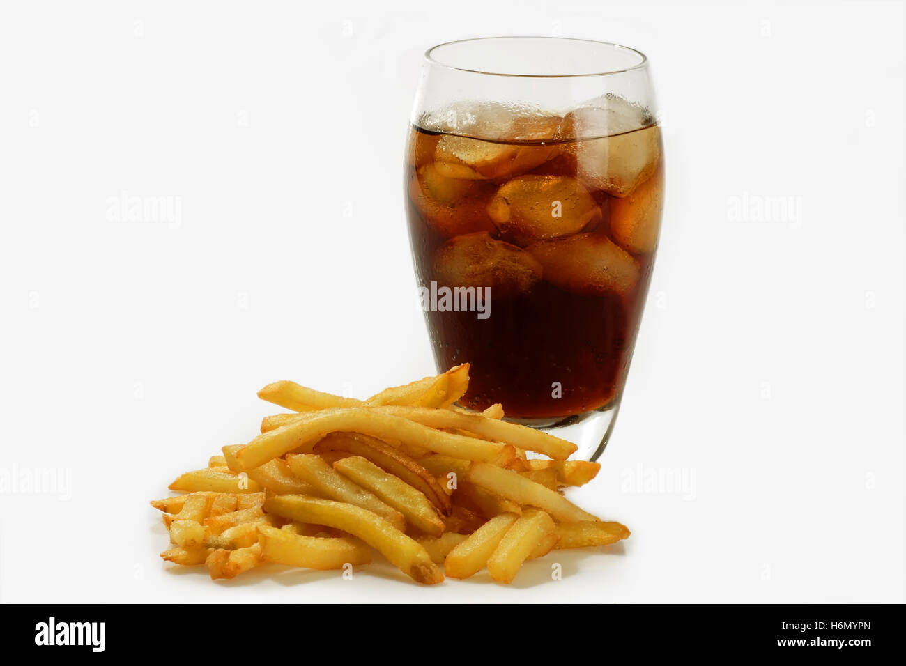 fries and cola Stock Photo - Alamy