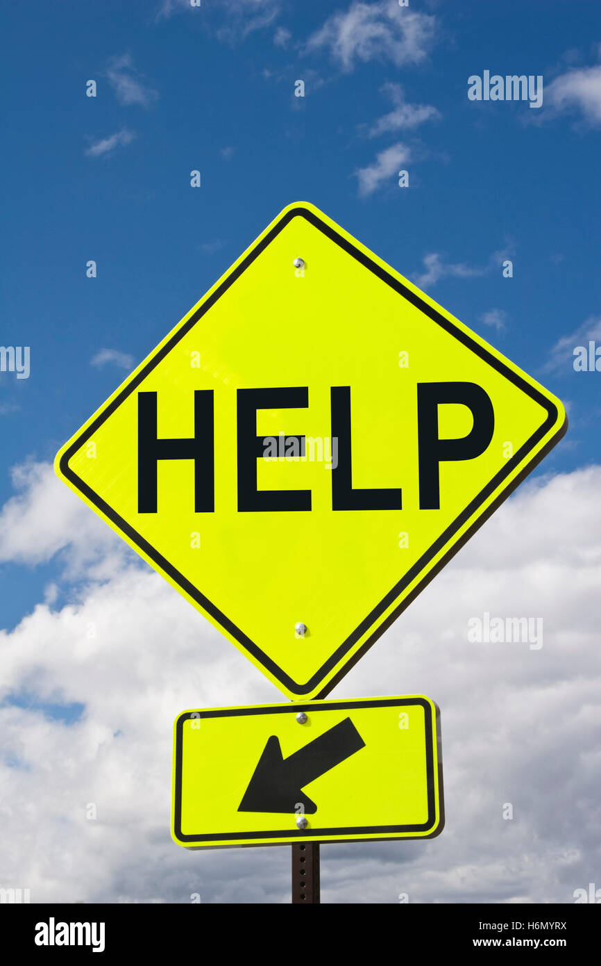 Help point sign hi-res stock photography and images - Alamy