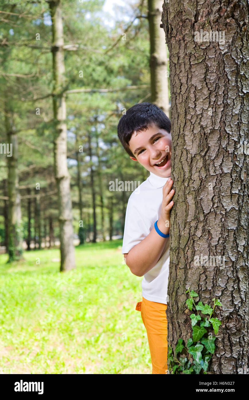 Joyful park with smiling children hi-res stock photography and images ...