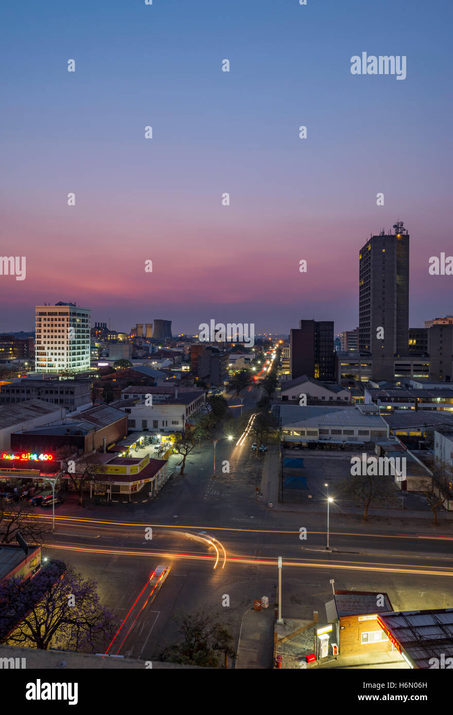 Bulawayo zimbabwe cbd skyline center hi-res stock photography and ...