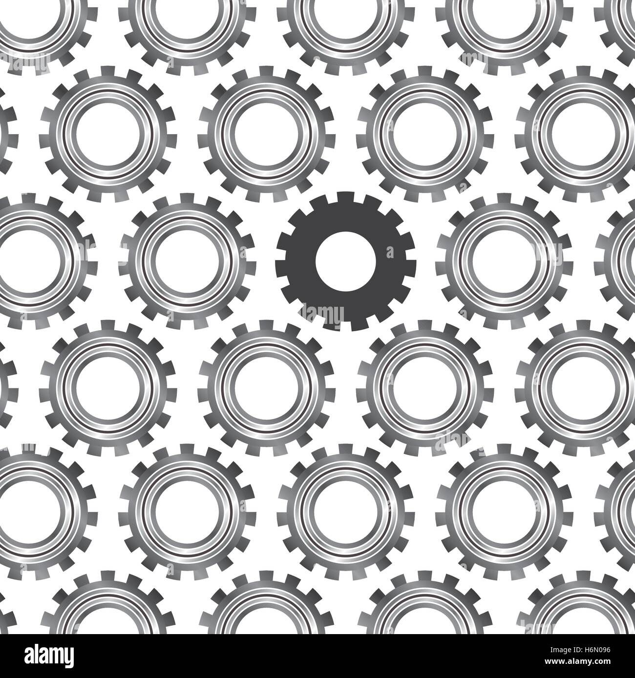 pattern silhouette with broken circular gear vector illustration Stock ...