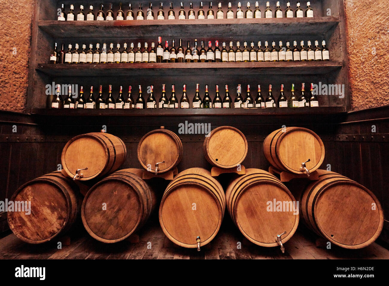 Debay Wine Cellar. Ba Na Hills Mountain Resort, Da Nang, Vietnam Stock ...