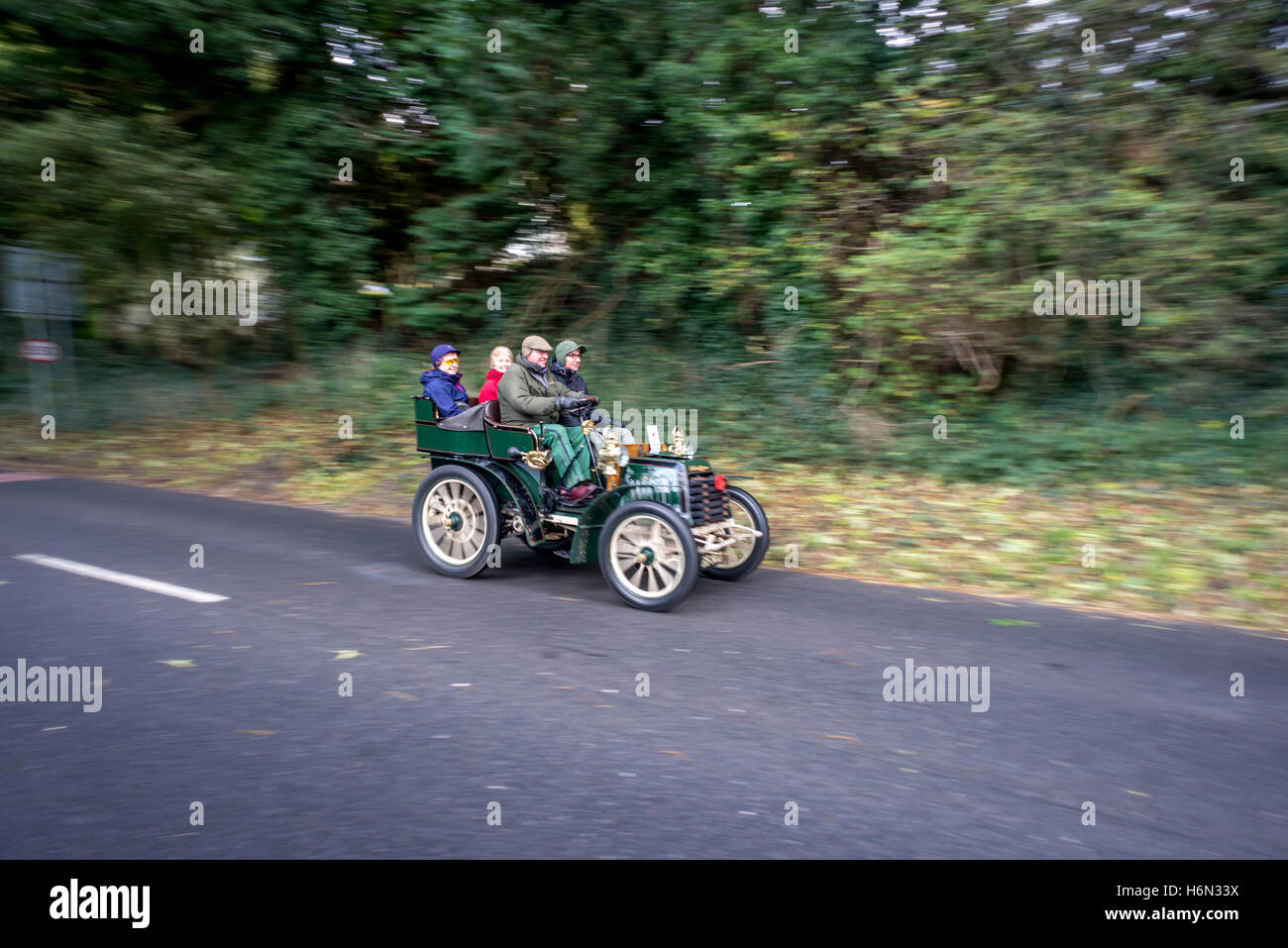 The Annual London to Brighton Veteran Car Rally, or Old Crocks Race ...