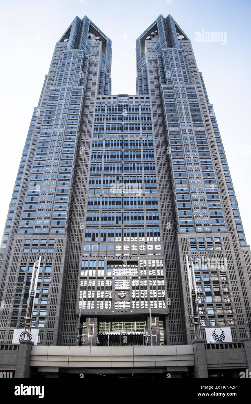 Stock Photo - Tokyo Metropolitan Government Building, Shinjuku, Tokyo ...