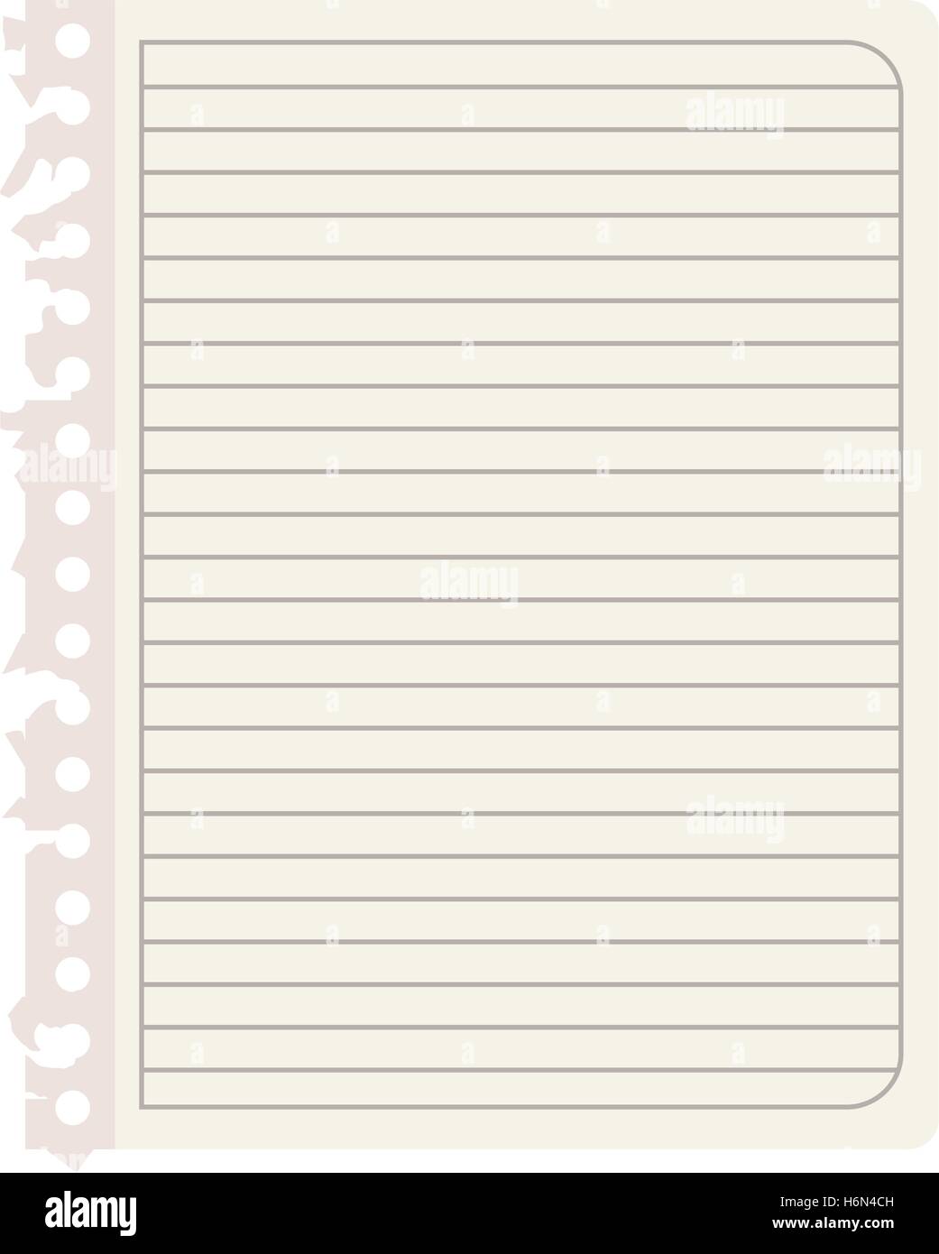 stacked paper sheets with text vector illustration Stock Vector Image ...