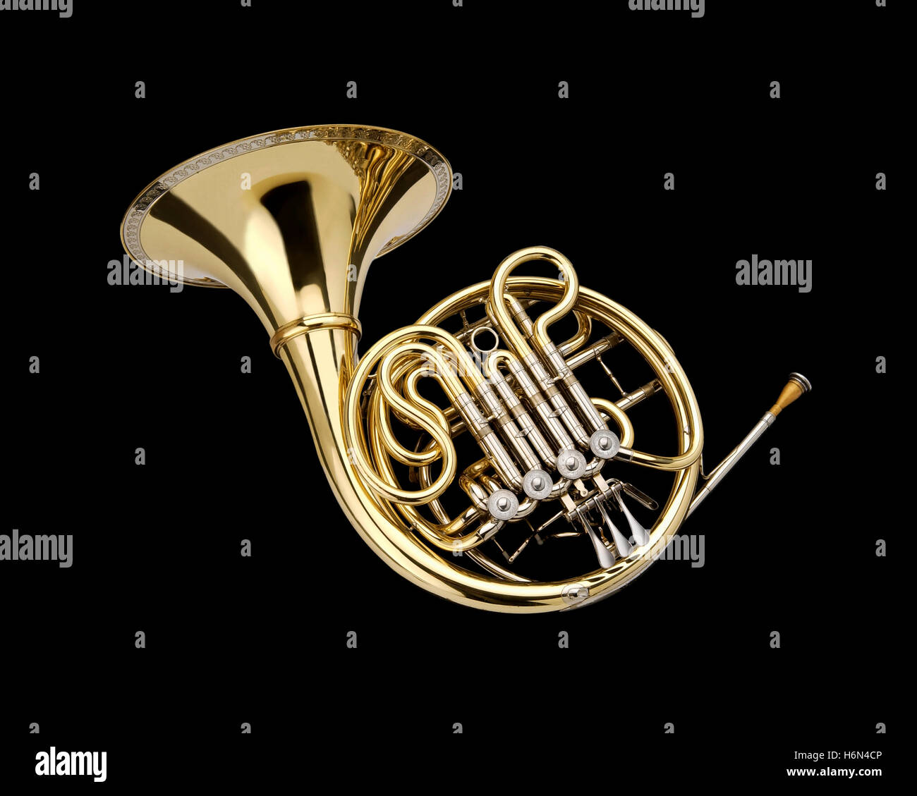Wind instruments metal hi-res stock photography and images - Alamy