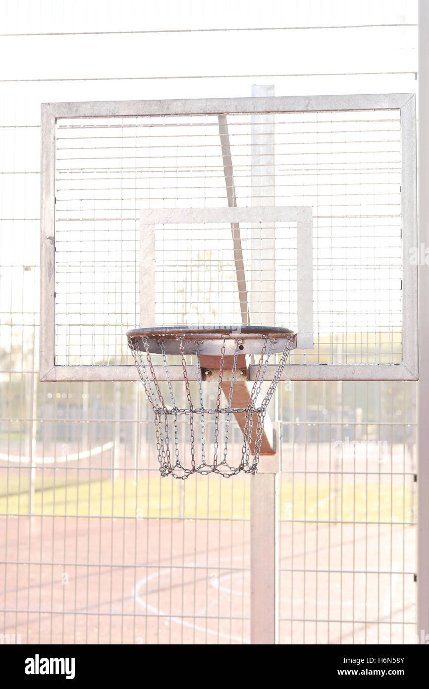 Basketball hoop chain net hi-res stock photography and images - Alamy