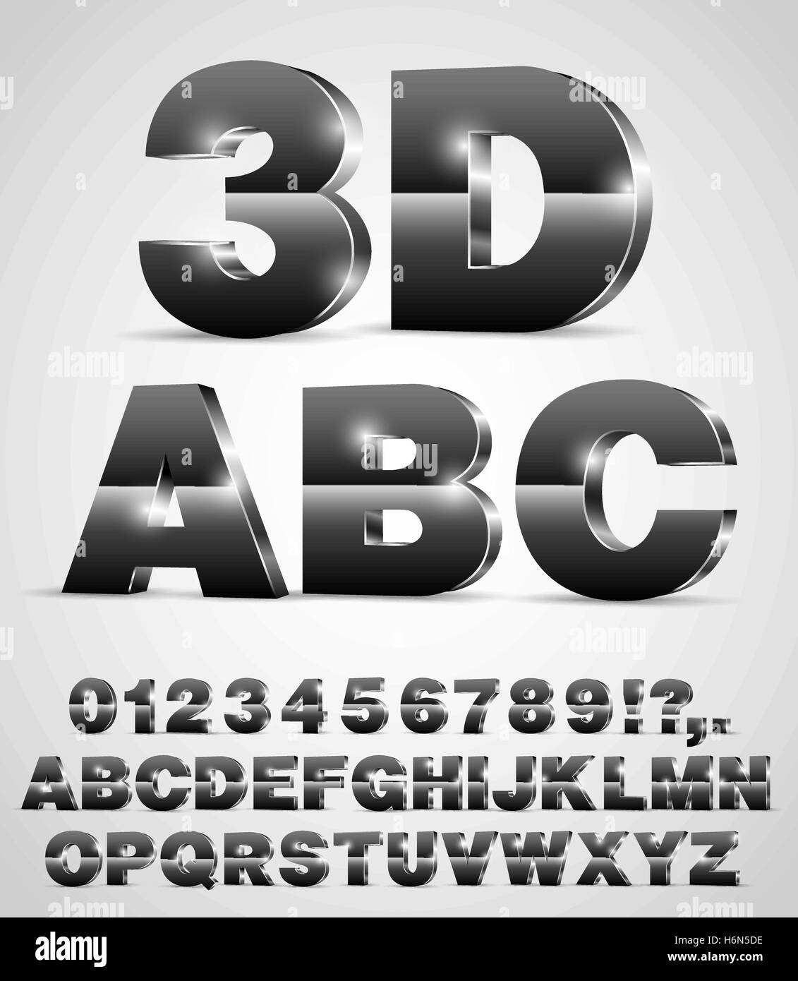 alphabet vector font Stock Vector Image & Art - Alamy