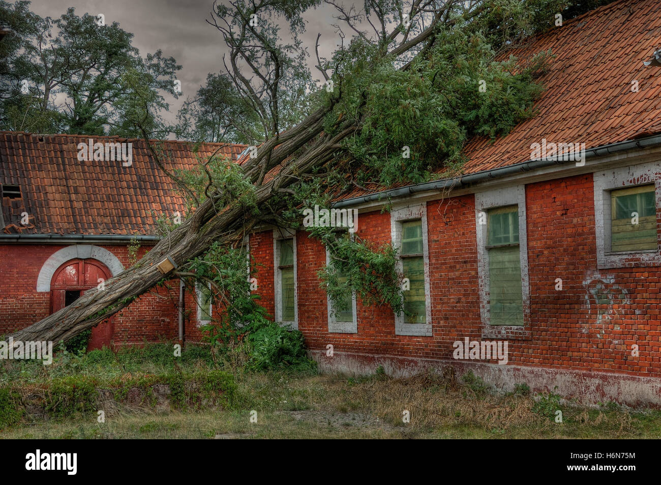 russians barracks 2 Stock Photo - Alamy