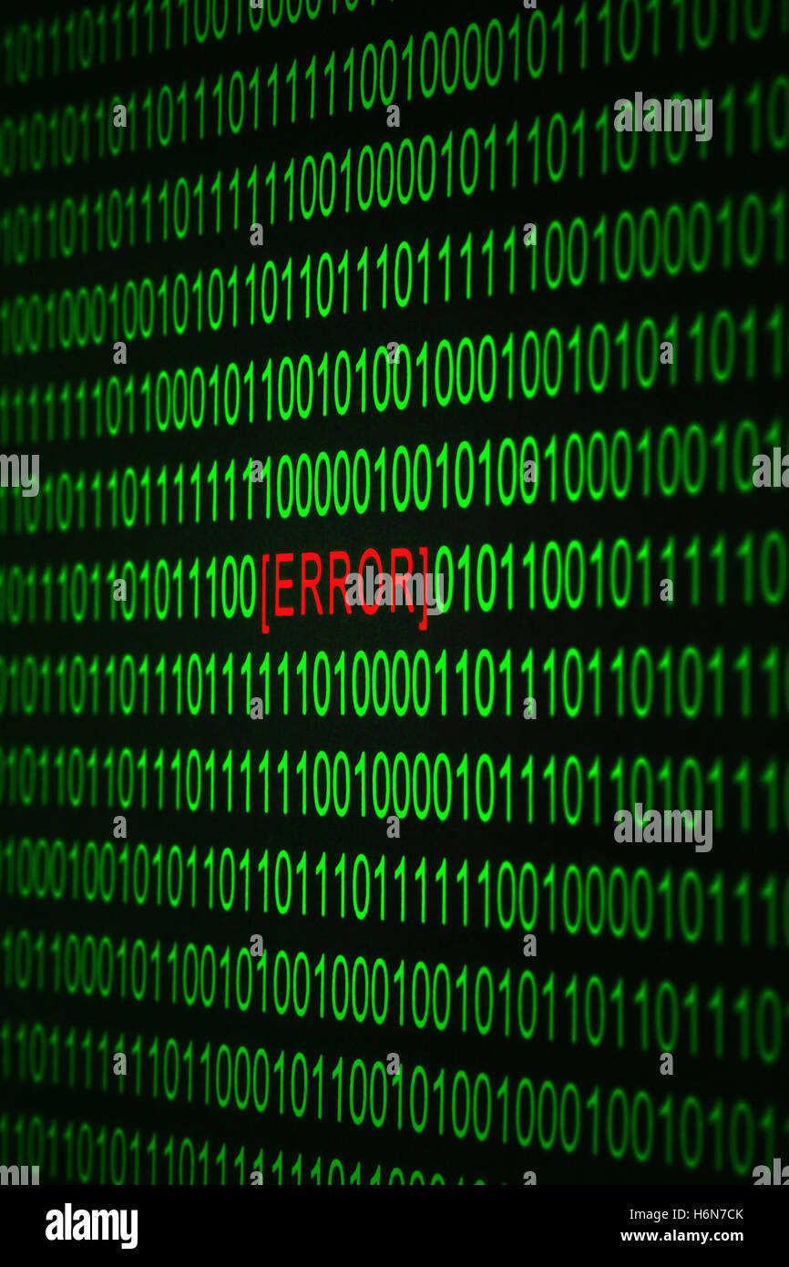 Green Binary Code Red Virus High Resolution Stock Photography and ...